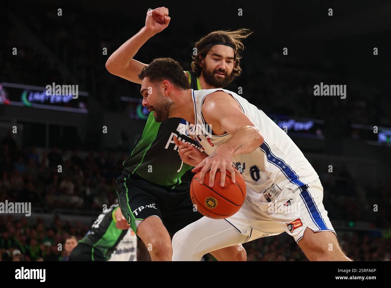 Melbourne, Australia. 16th Feb, 2025. Isaac Humphries of the 36ers ...