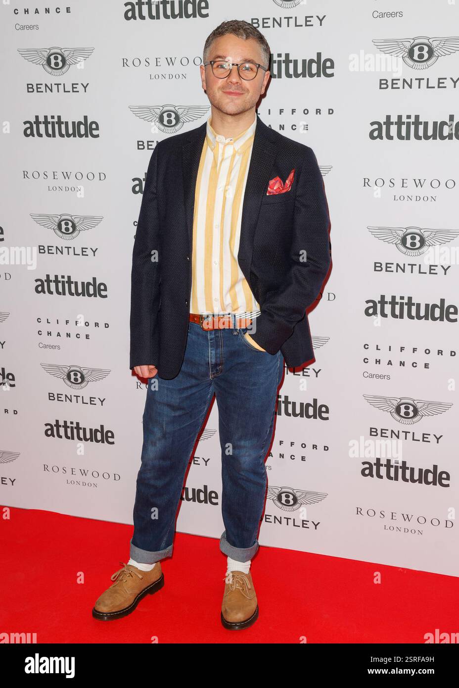 London, UK. 14th Feb, 2025. David Ames attending the 2025 Attitude 101 ...