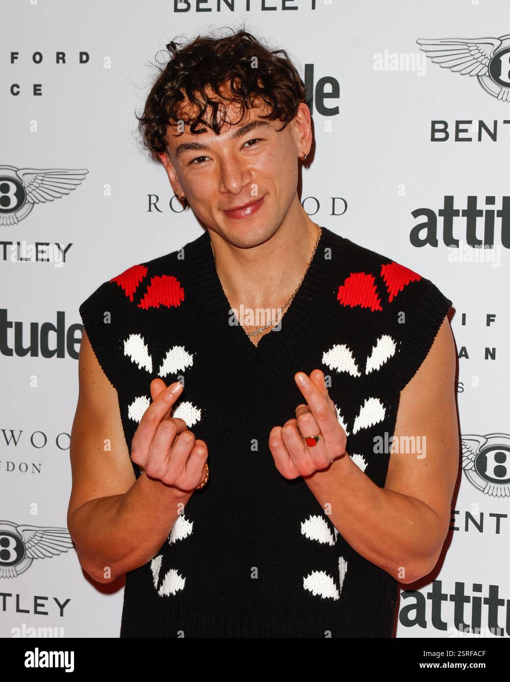 London, UK. 14th Feb, 2025. Marcus Hodson attending the 2025 Attitude ...