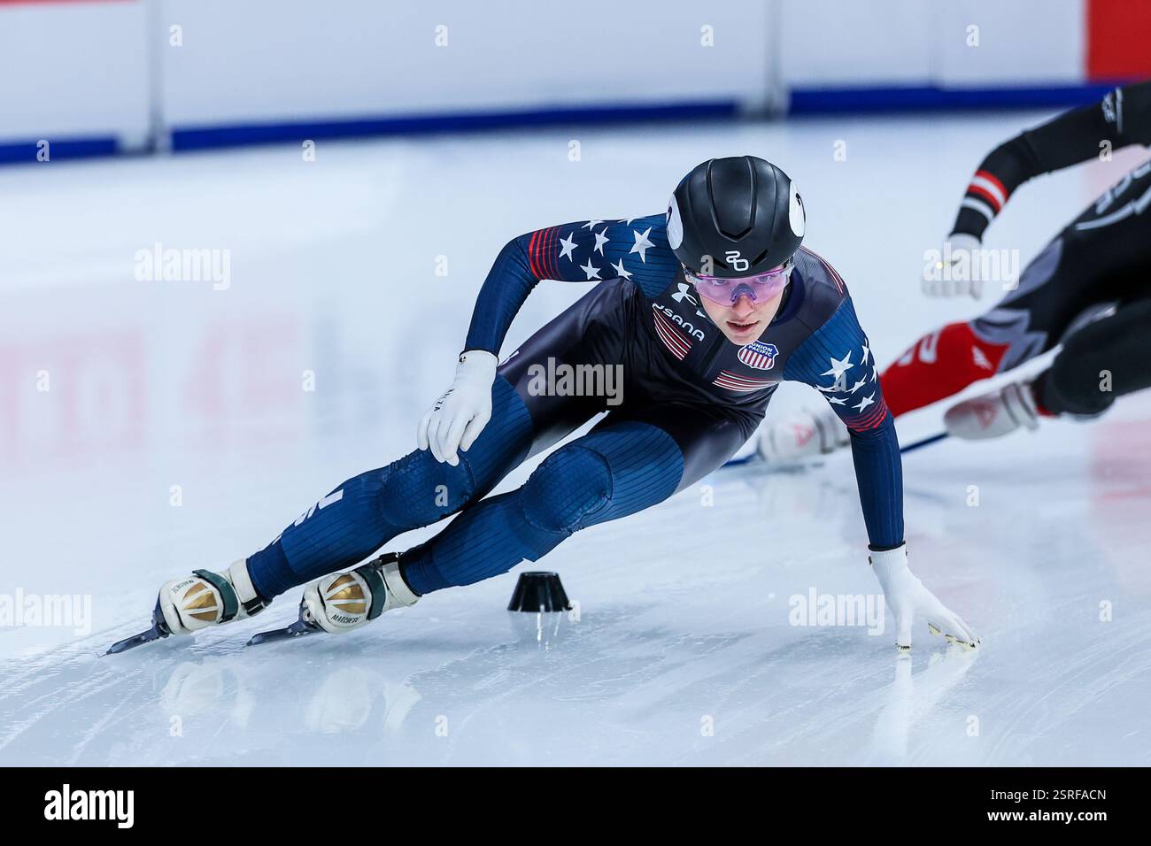 Milan, Italy. 14th Feb, 2025. Kristen Santos-Griswold of United States ...