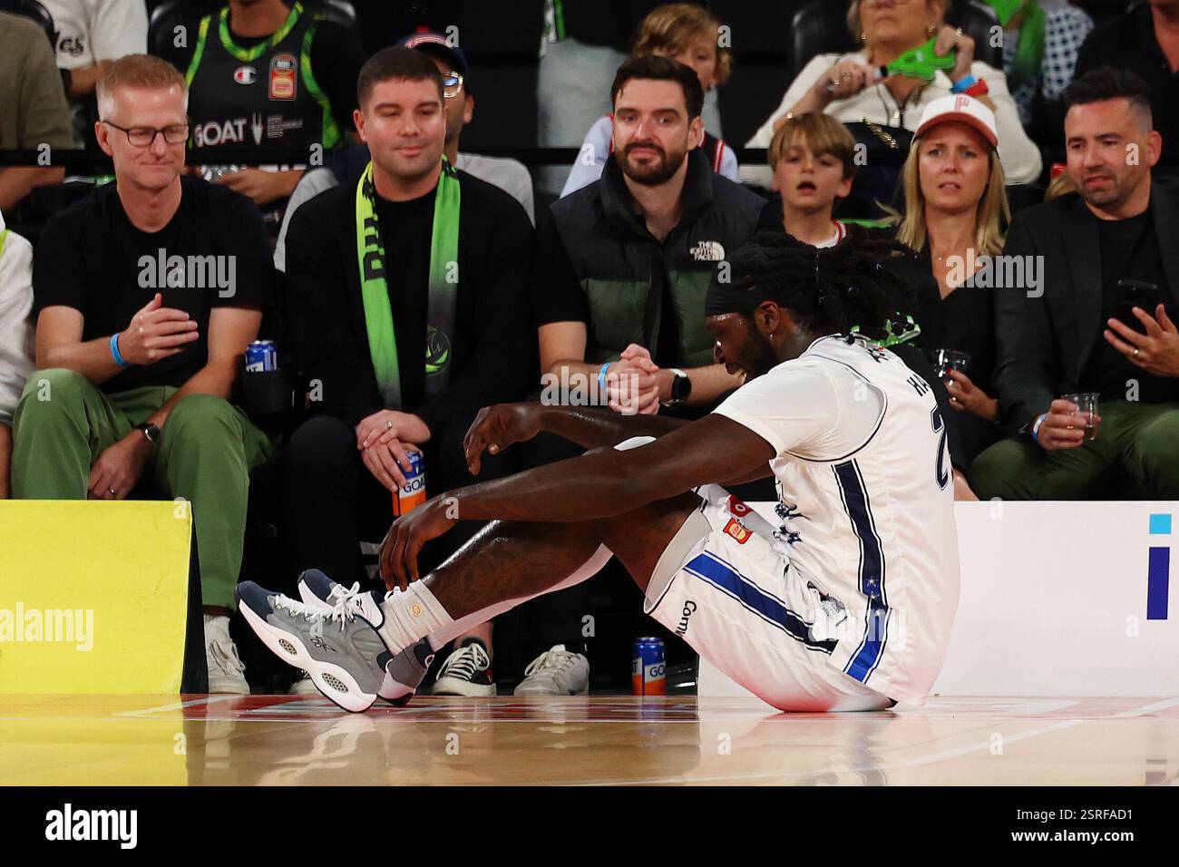 Melbourne, Australia. 16th Feb, 2025. Montrezl Harrell of the 36ers ...