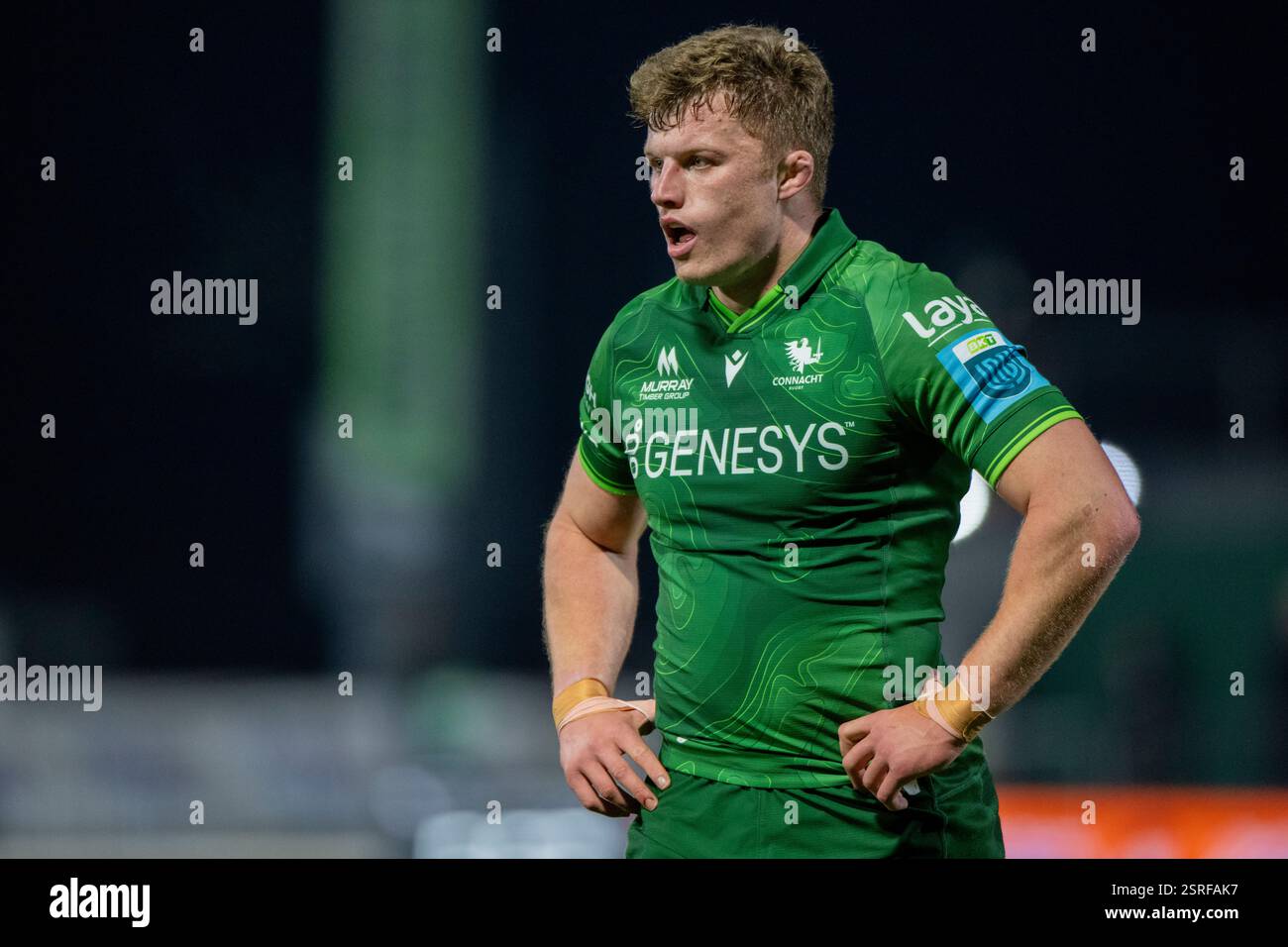 Galway, Ireland. 16th Feb, 2025. Cian Prendergast of Connacht during ...