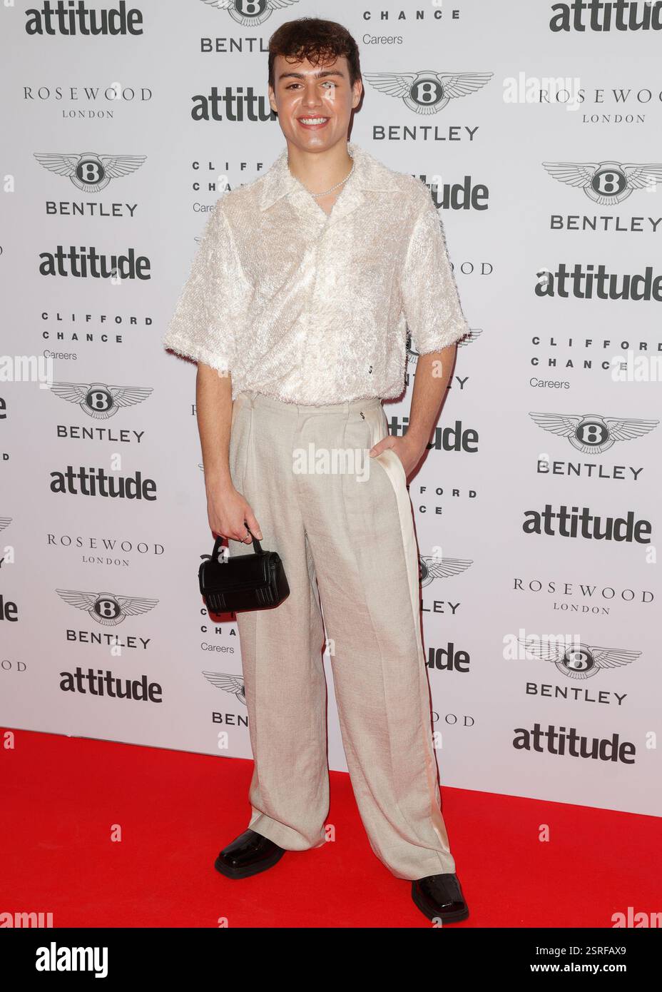 London, UK. 14th Feb, 2025. Bradley Riches attending the 2025 Attitude ...