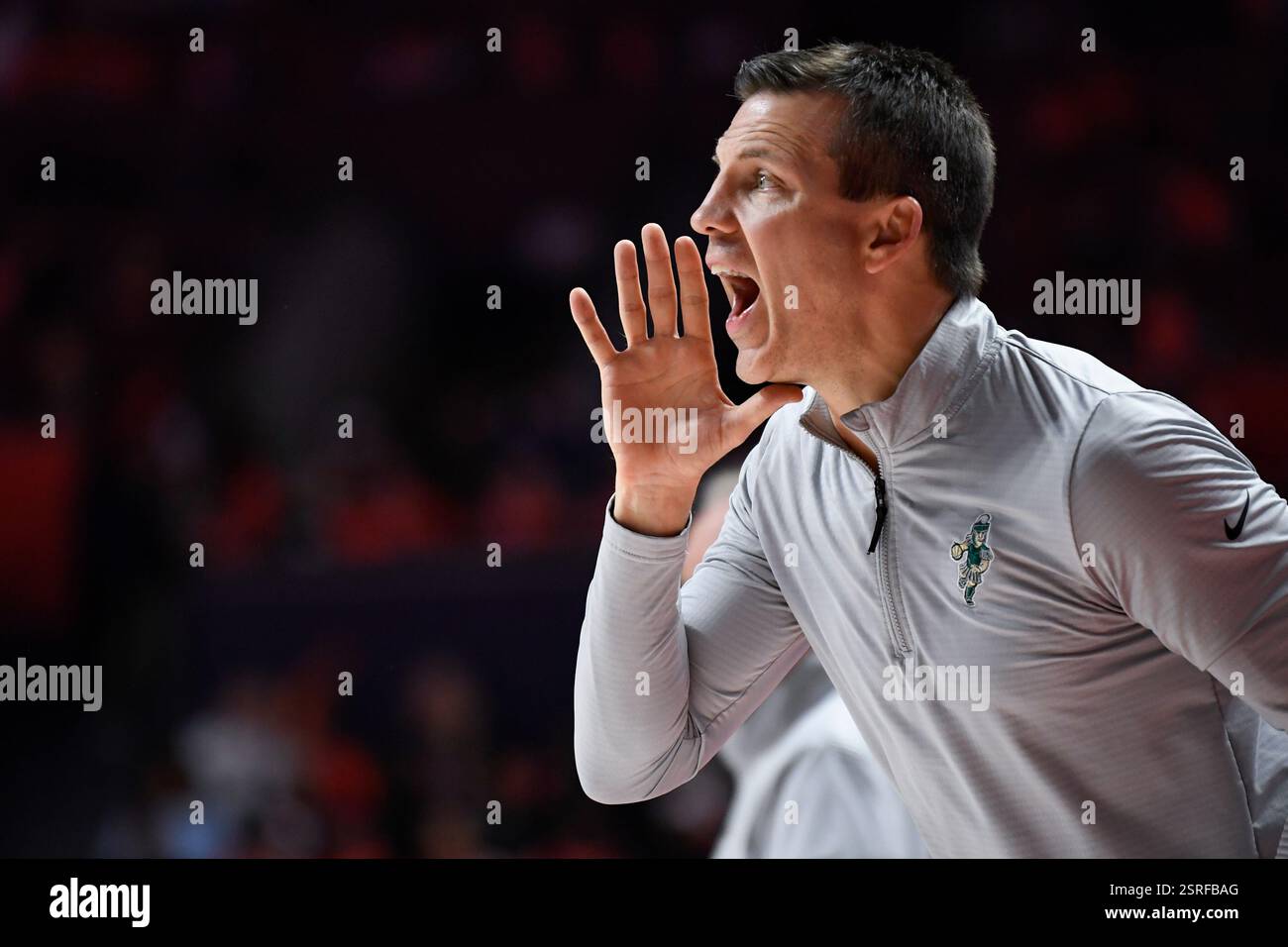 CHAMPAIGN, IL - FEBRUARY 15: Michigan State Spartans Assistant Coach ...