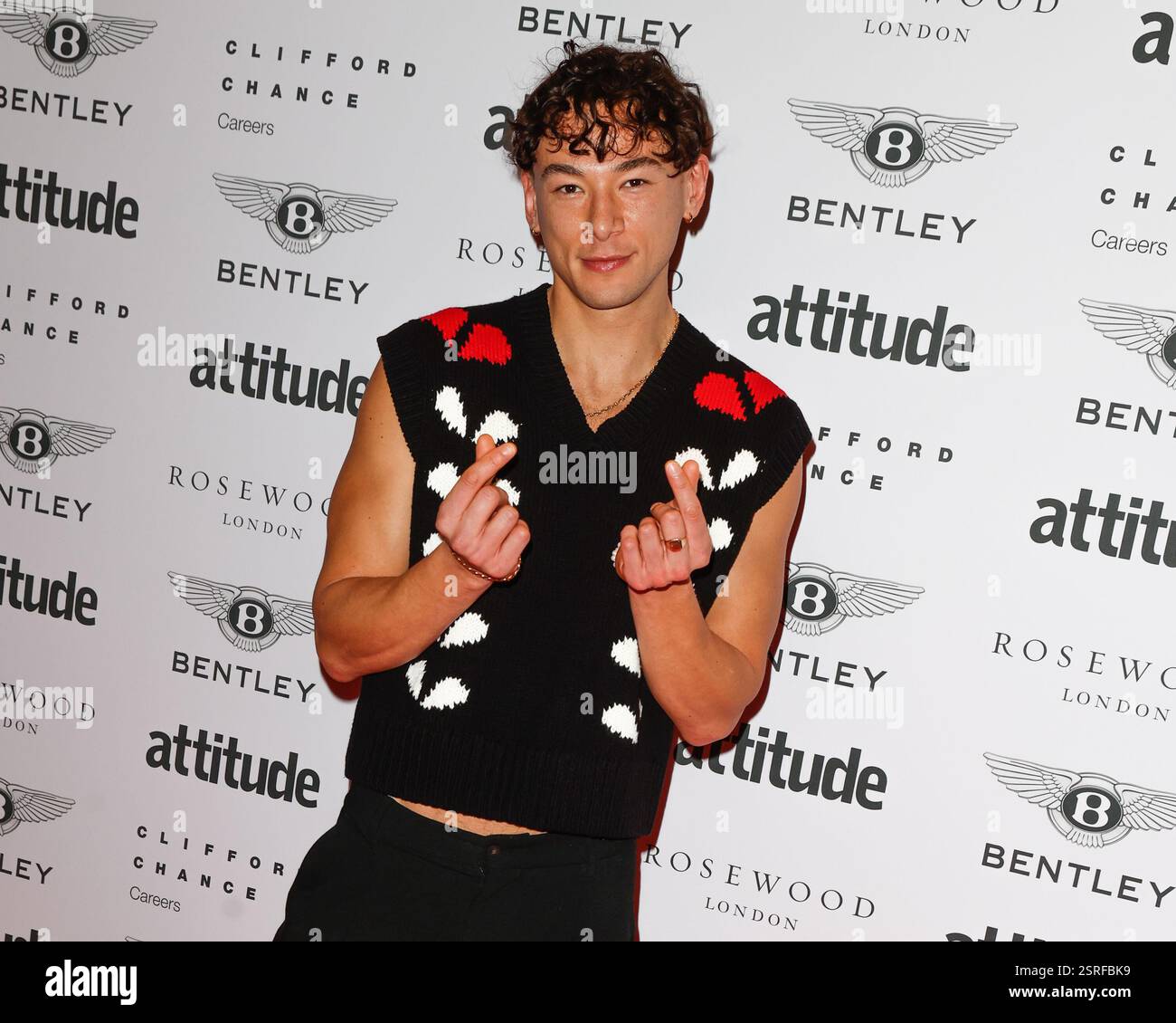 London, UK. 14th Feb, 2025. Marcus Hodson attending the 2025 Attitude ...