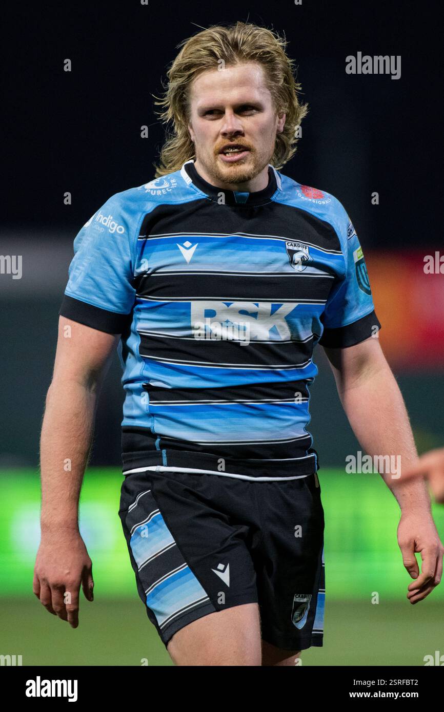 Galway, Ireland. 16th Feb, 2025. Dan Thomas of Cardiff during the ...