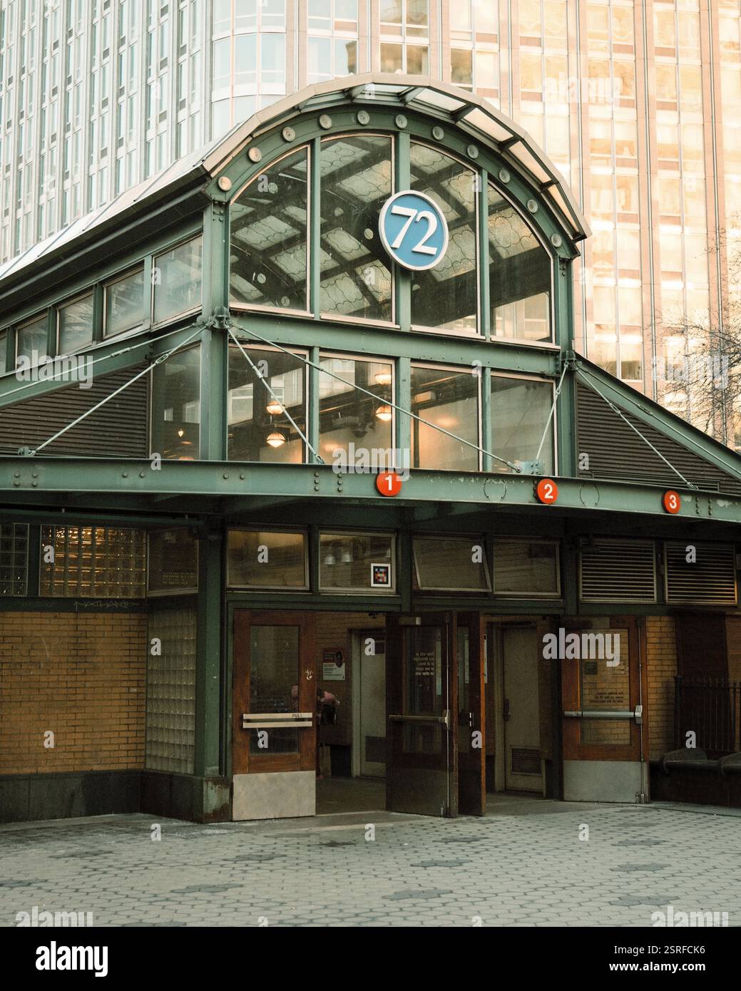 72nd & Broadway subway station entrance in the Upper West Side ...