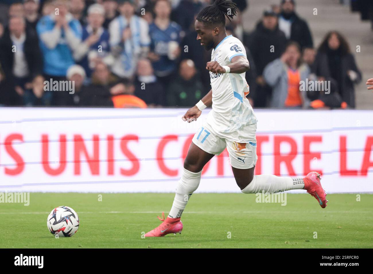 Marseille, France. 15th Feb, 2025. Jonathan Rowe of Marseille during ...