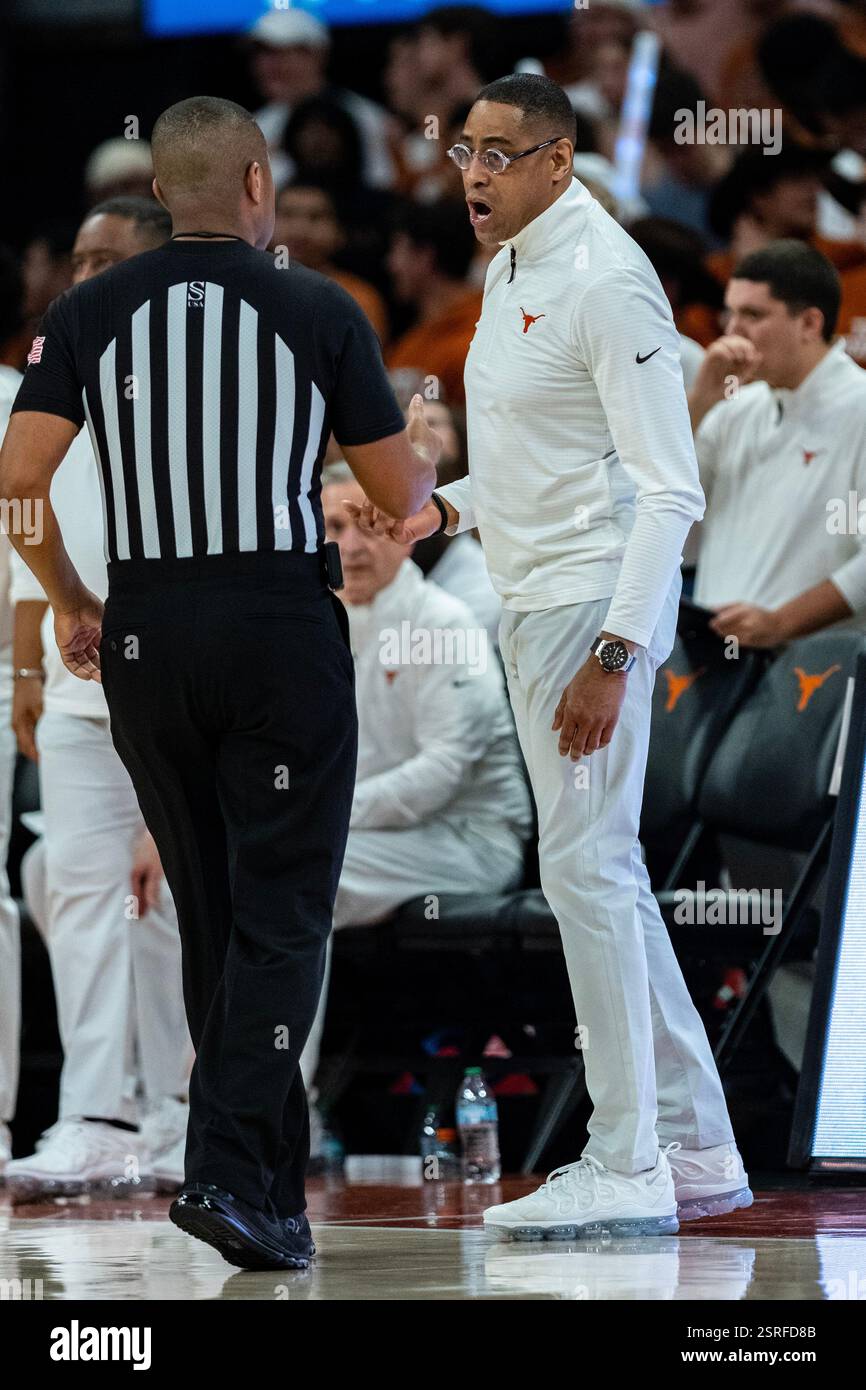 Texas, USA. 15th Feb, 2025. Head coach Rodney Terry of the Texas ...