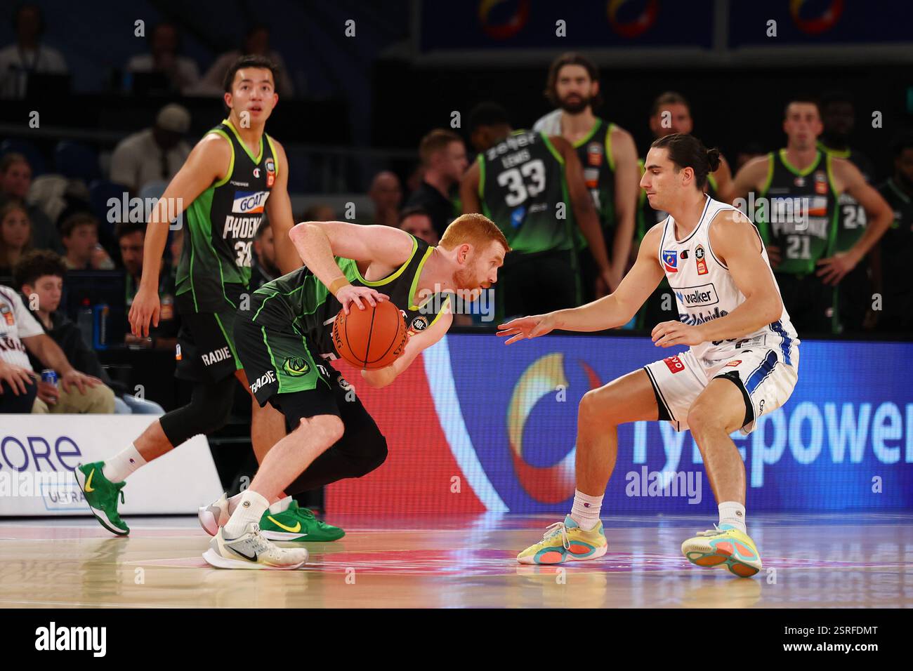 Melbourne, Australia. 16th Feb, 2025. Angus Glover of the Phoenix ...