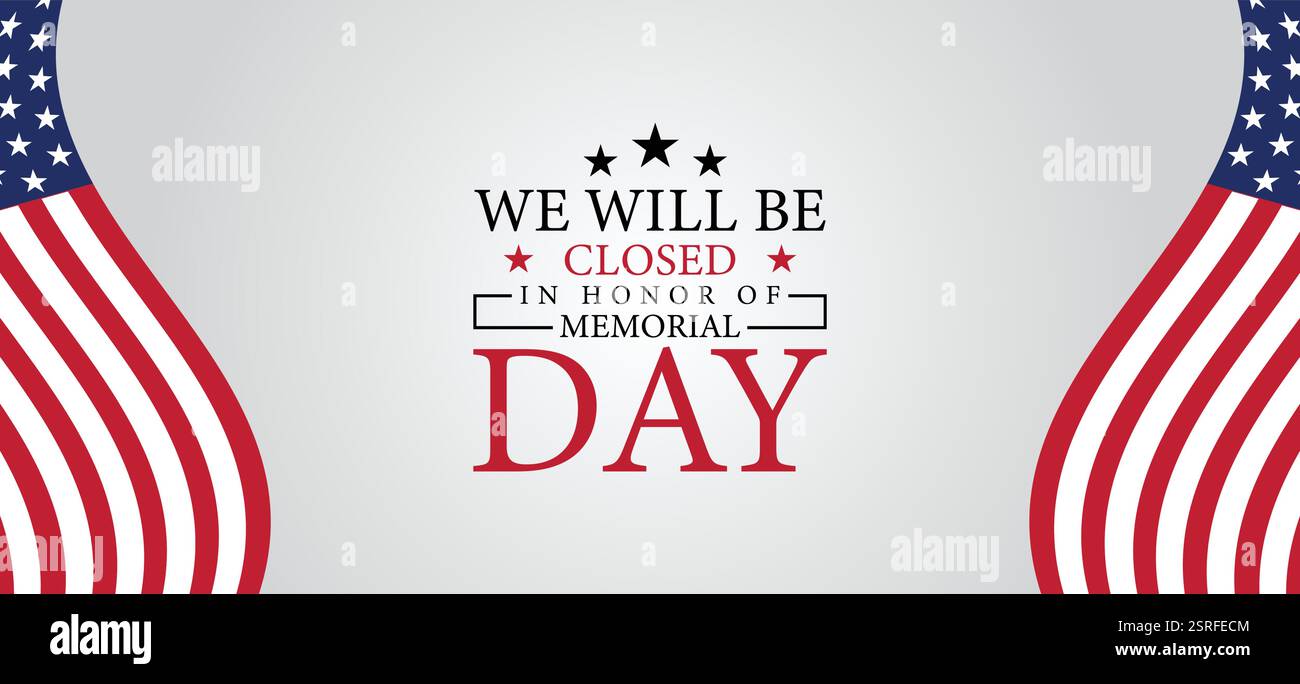 In Remembrance Closure for Memorial Day Stock Vector Image & Art - Alamy