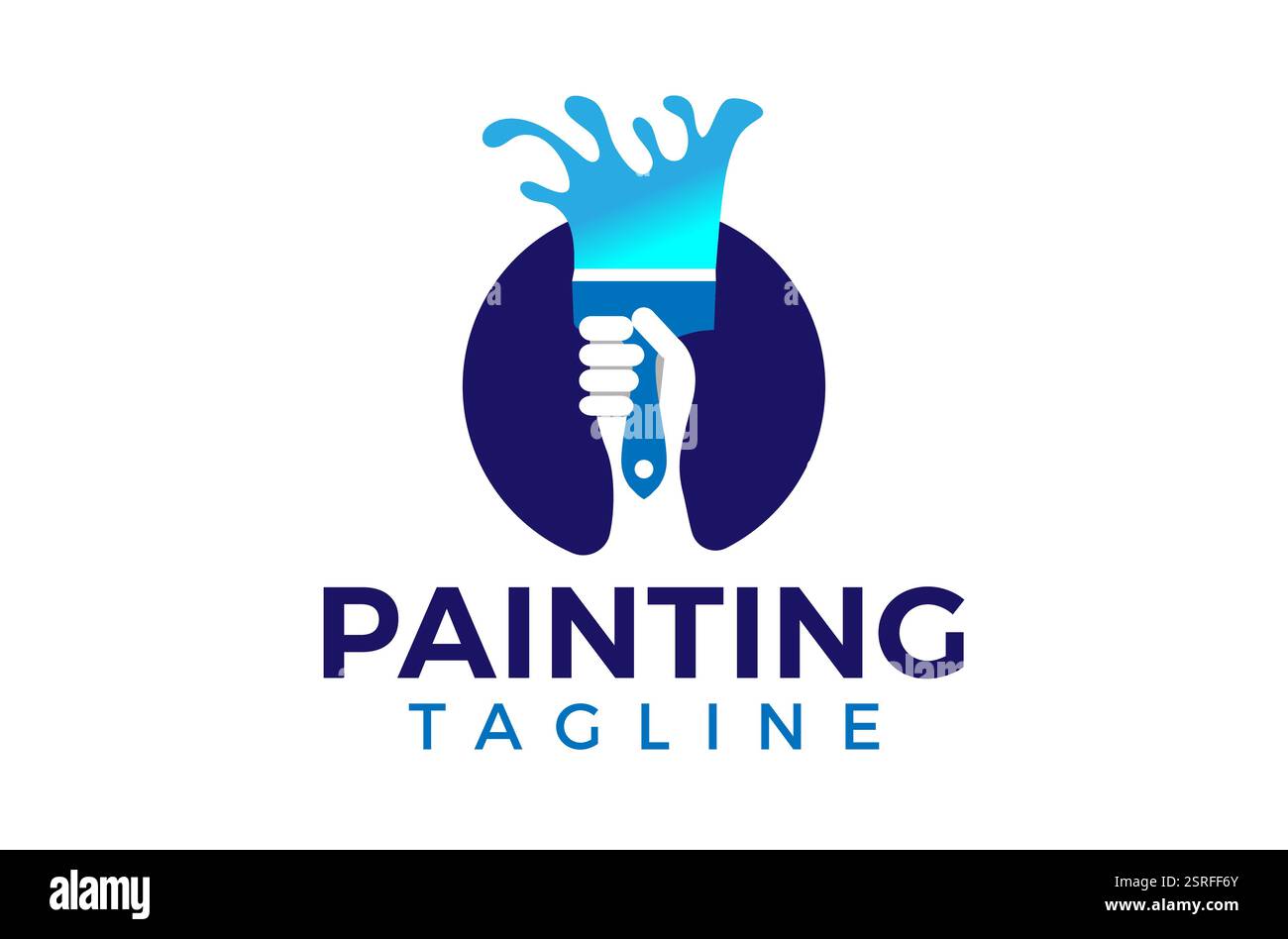 Creative Paint Brush Logo Design, House Painting Logo, Painter Handyman ...