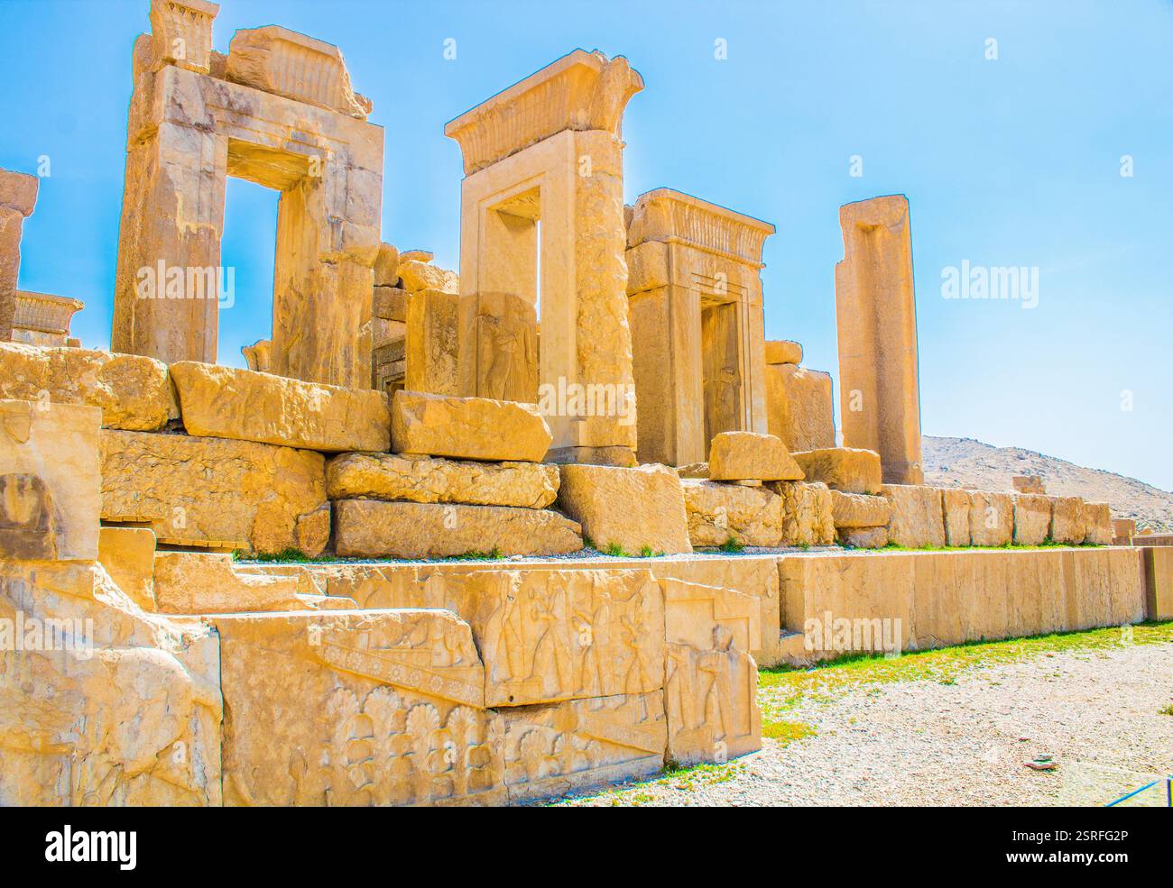 Persepolis, an ancient capital of the kings of the Achaemenian dynasty ...