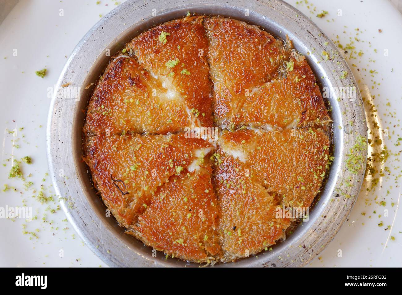 Kunafa close up hi-res stock photography and images - Alamy