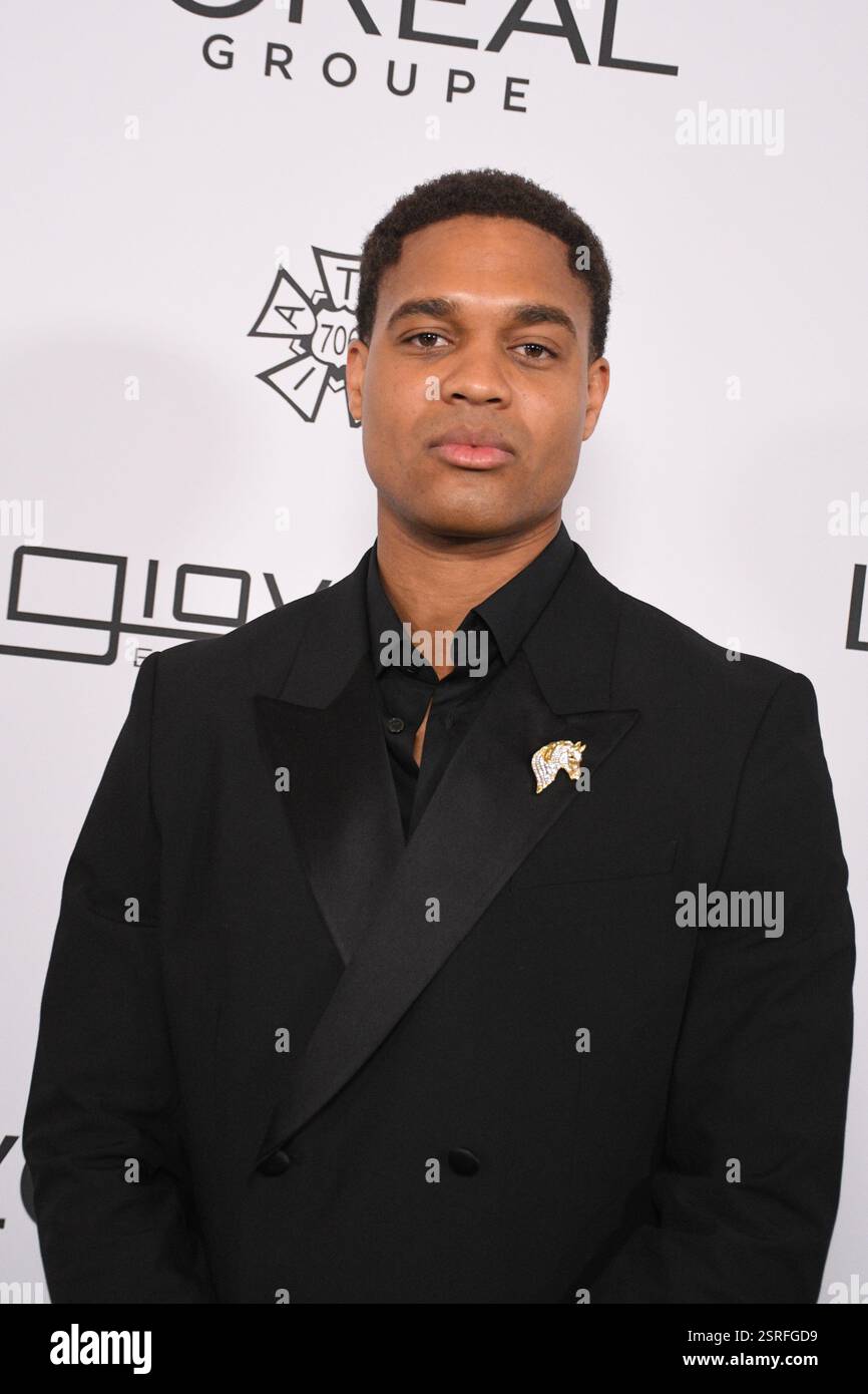 Los Angeles, California, USA 15th February 2025 Actor Marcus Emanuel ...