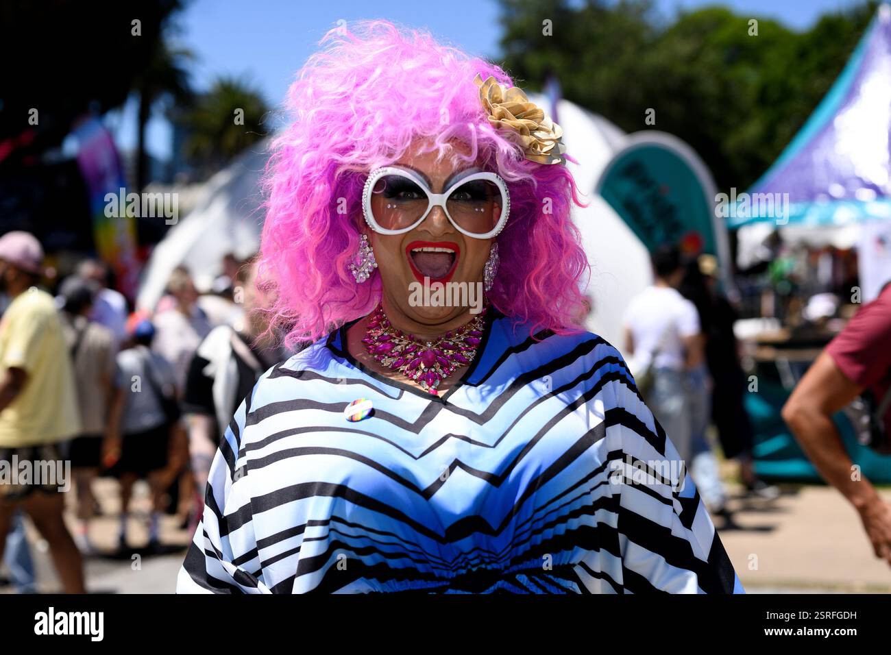 Sydney, Australia. 16th Feb, 2025. A person poses for a photo during ...