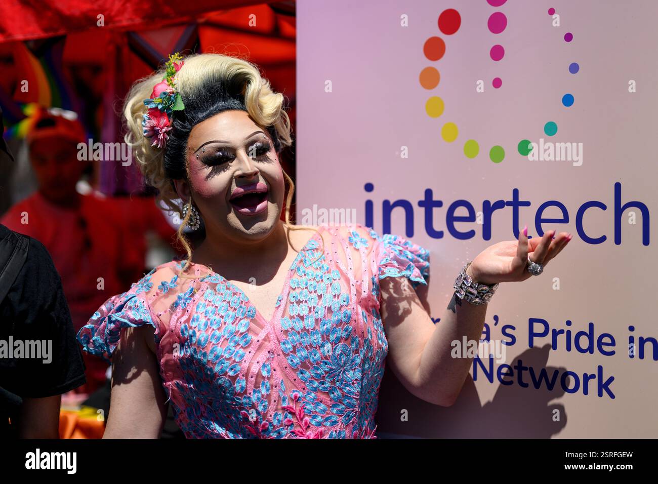 Sydney, Australia. 16th Feb, 2025. A person poses for a photo during ...