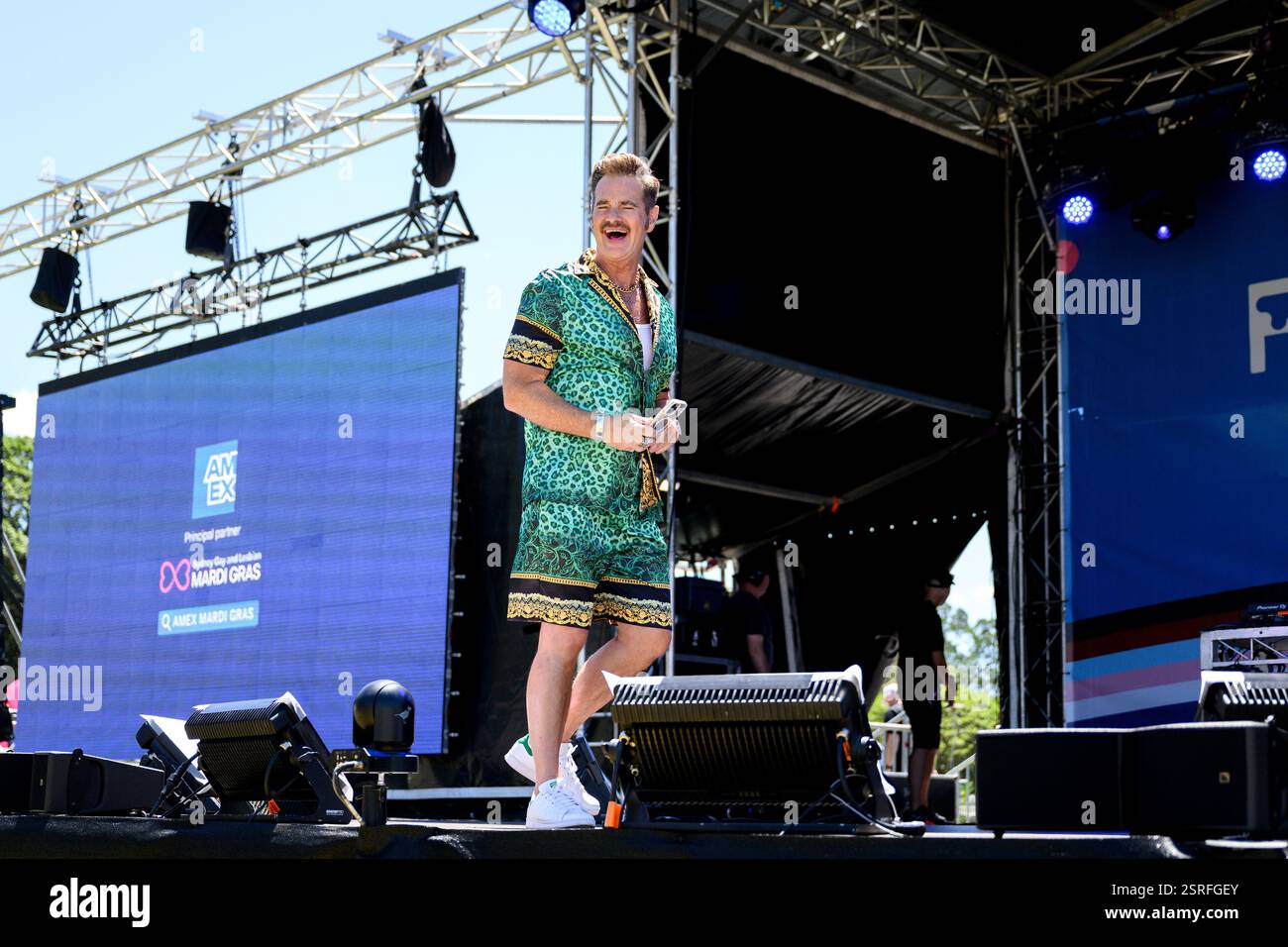 Sydney, Australia. 16th Feb, 2025. Richard Reid talks during the Mardi ...
