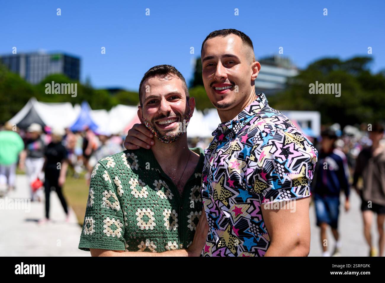Sydney, Australia. 16th Feb, 2025. People pose for a photo during the ...