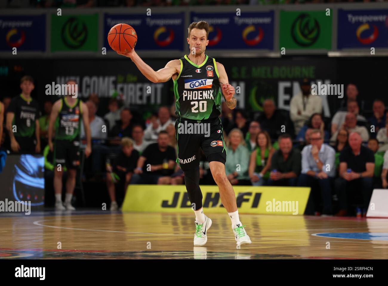 Melbourne, Australia. 16th Feb, 2025. Nathan Sobey of the Phoenix ...