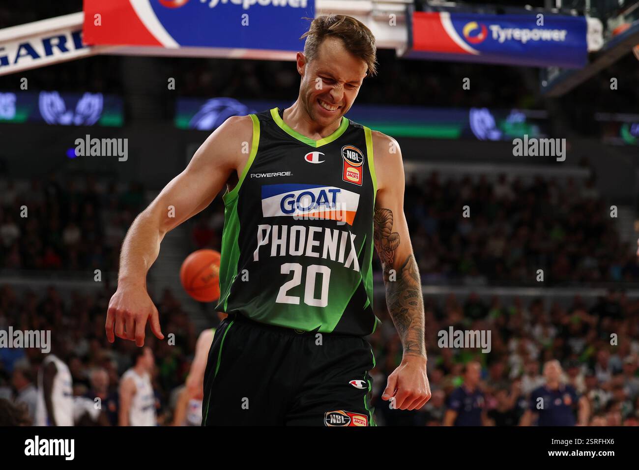 Melbourne, Australia. 16th Feb, 2025. Nathan Sobey of the Phoenix ...