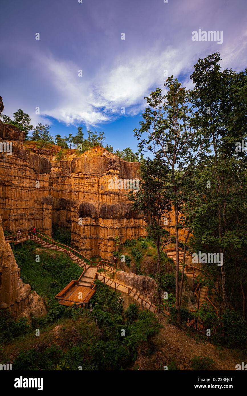 Pha Chor Canyon was created after Ping River changed its course many ...