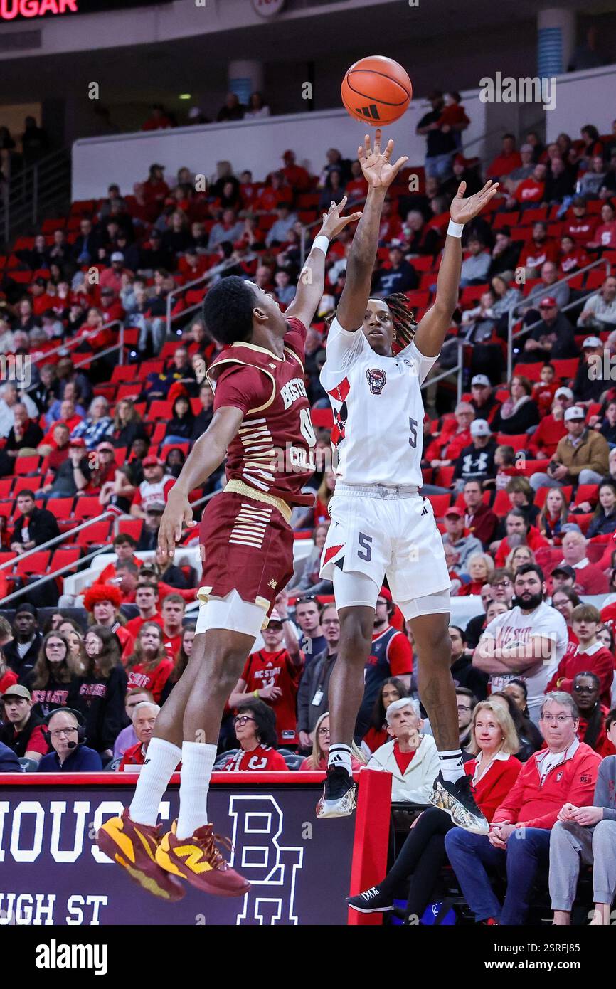 Raleigh, North Carolina, USA. 15th Feb, 2025. North Carolina State ...