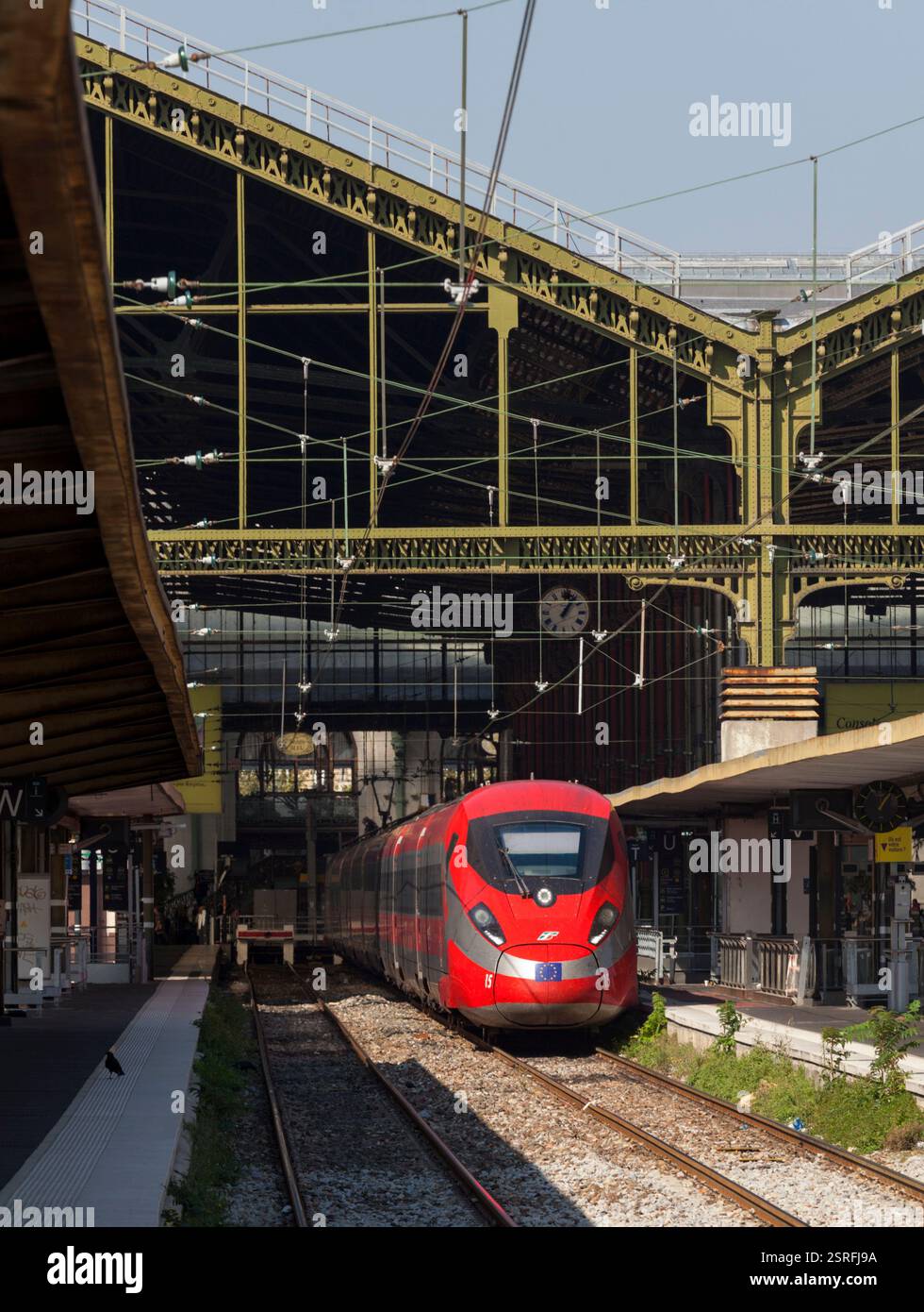 Trenitalia Frecciarossa 1000 train at Paris Lyon railway station, Paris ...
