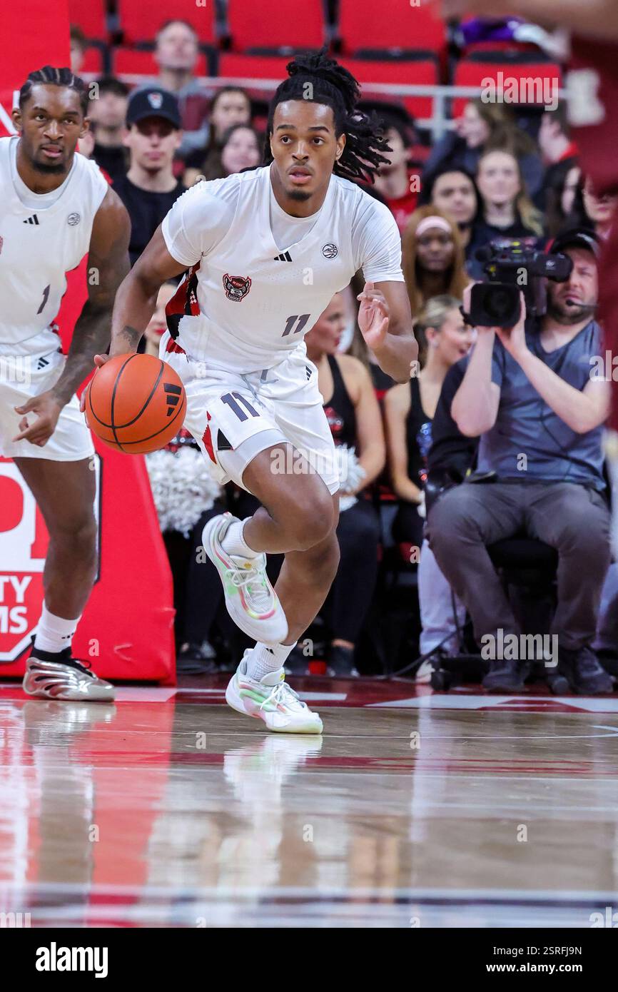 Raleigh, North Carolina, USA. 15th Feb, 2025. North Carolina State ...