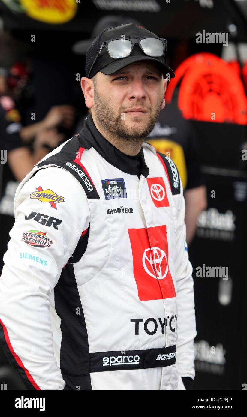DAYTONA BEACH, FL - FEBRUARY 15: Justin Bonsignore (#19 Joe Gibbs ...