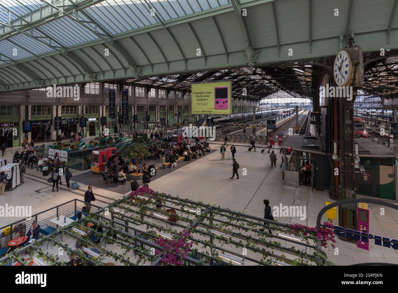 Paris Lyon railway station, Paris Gare de Lyon Paris, France Stock ...
