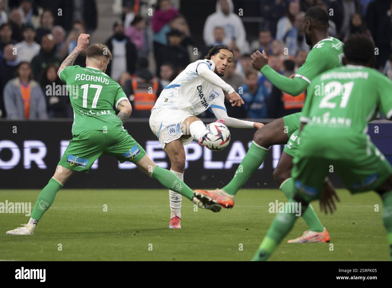 Bilal Nadir of Marseille during the French championship Ligue 1 ...