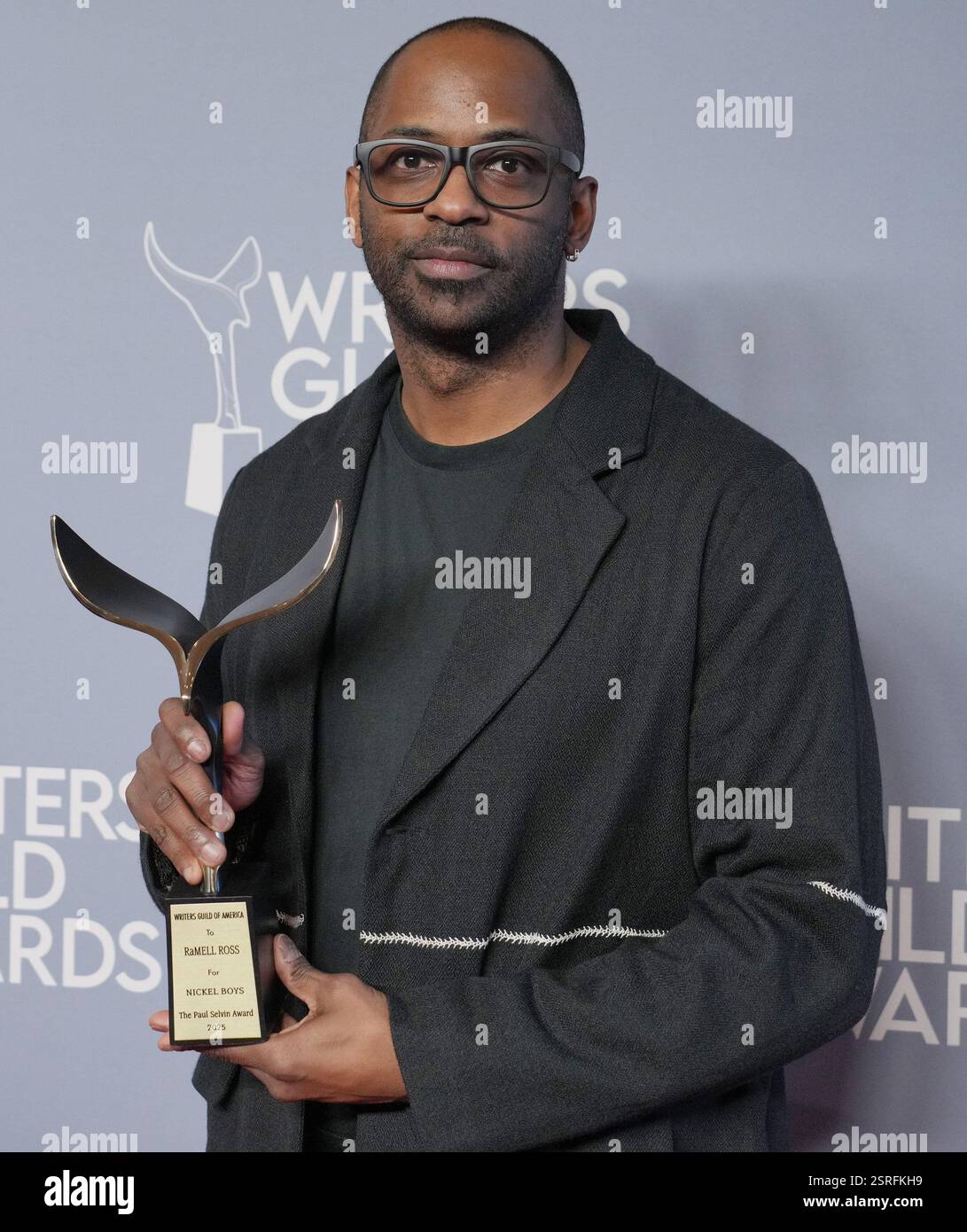 Los Angeles, USA. 15th Feb, 2025. RaMell Ross, winner of the Paul ...