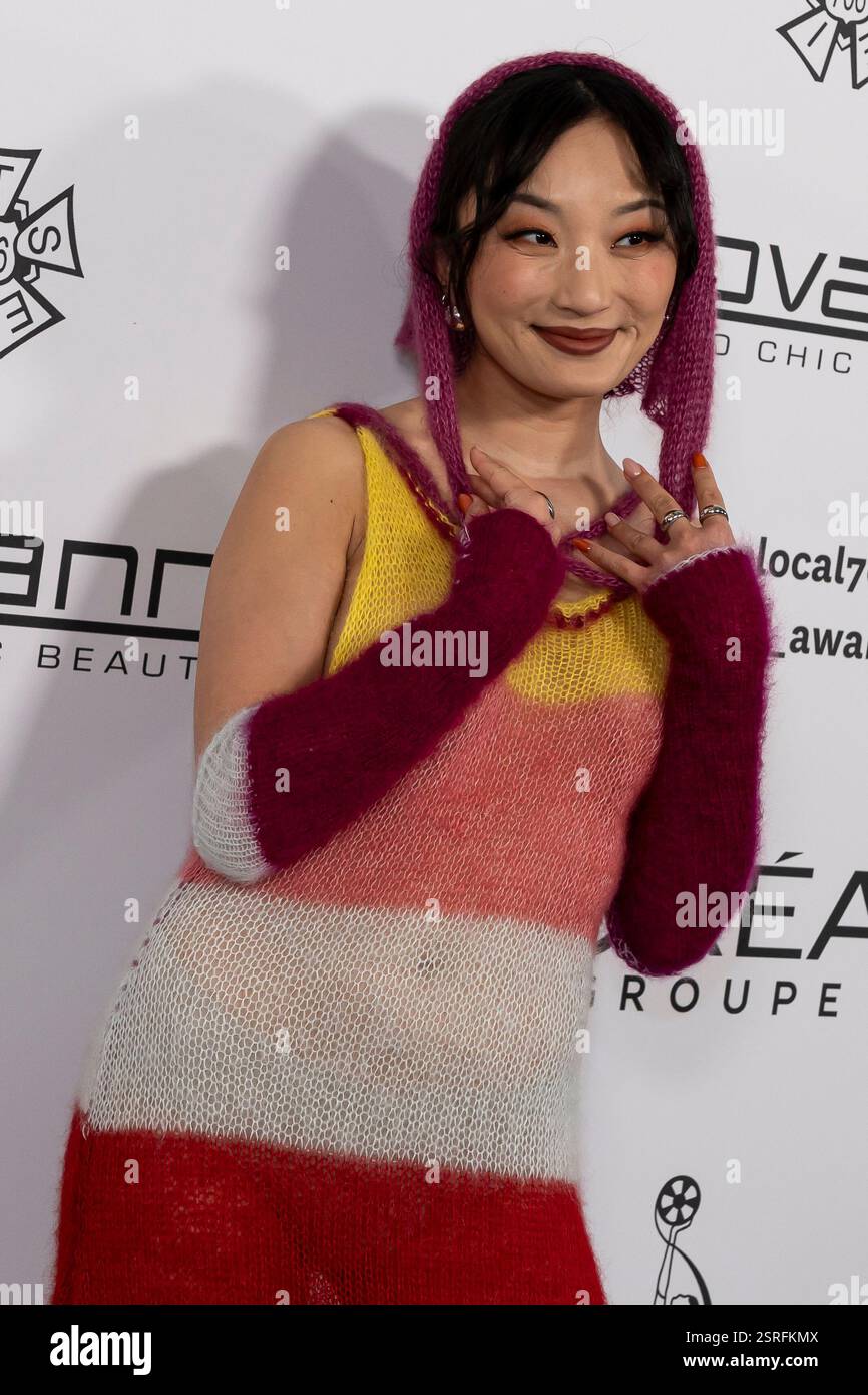 Los Angeles, USA. 15th Feb, 2025. Poppy Liu attends the arrivals of the ...