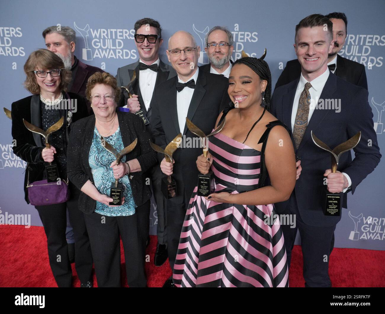 Los Angeles, USA. 15th Feb, 2025. Winners of the Quiz And Audience ...