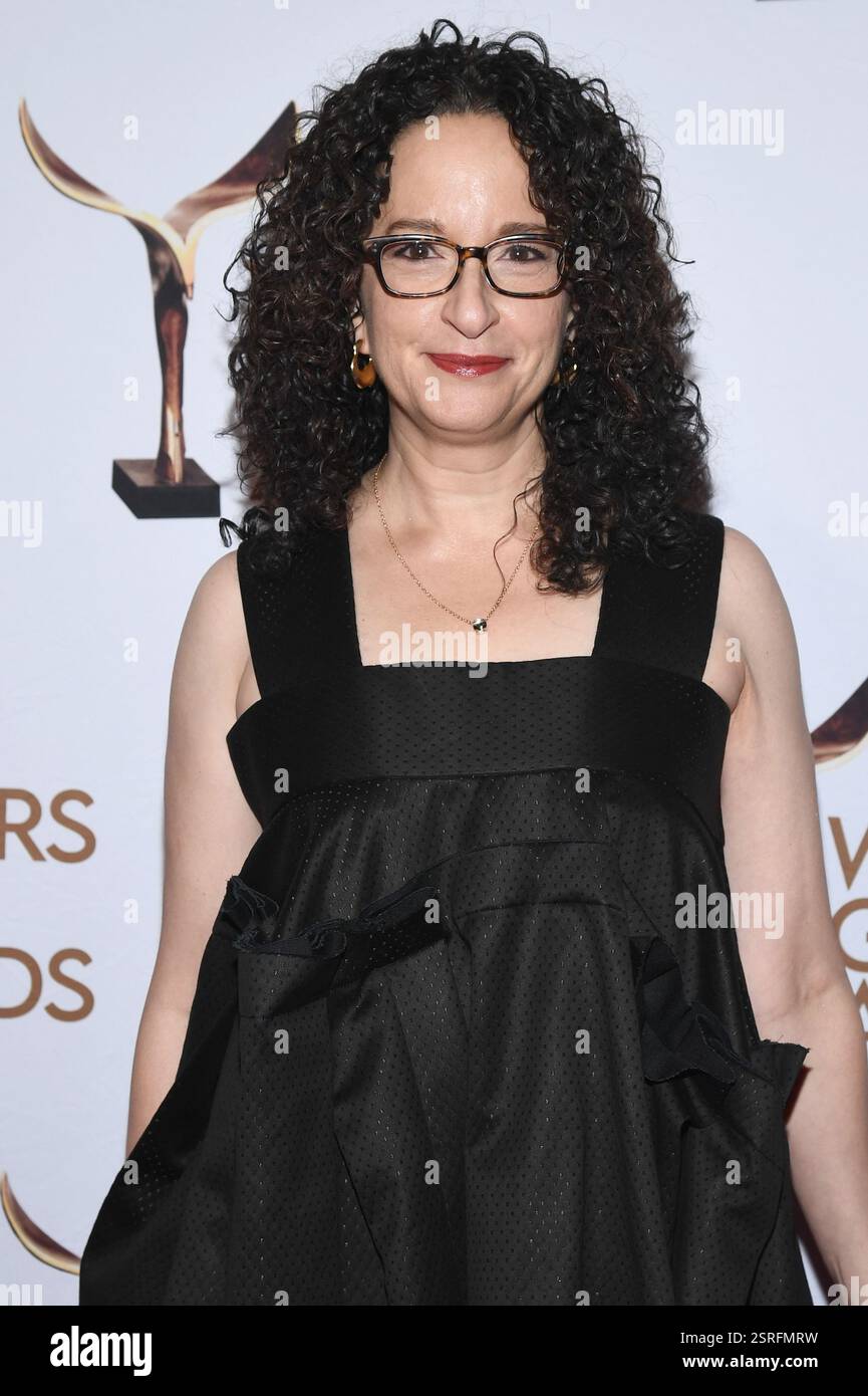 New York, USA. 15th Feb, 2025. Debora Cahn attends the 2025 Writers ...