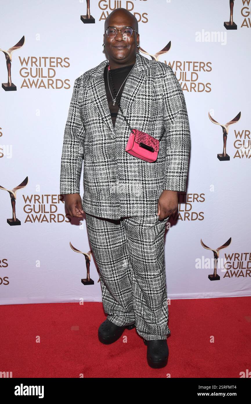New York, USA. 15th Feb, 2025. Ryan Ken attends the 2025 Writers Guild ...