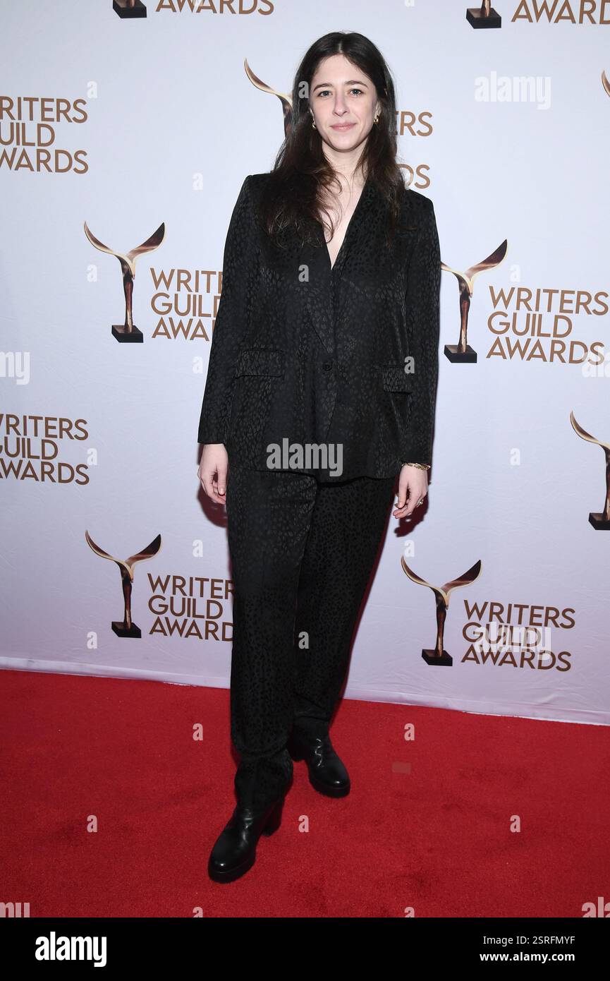 New York, USA. 15th Feb, 2025. Joanna Rothkopf attends the 2025 Writers ...