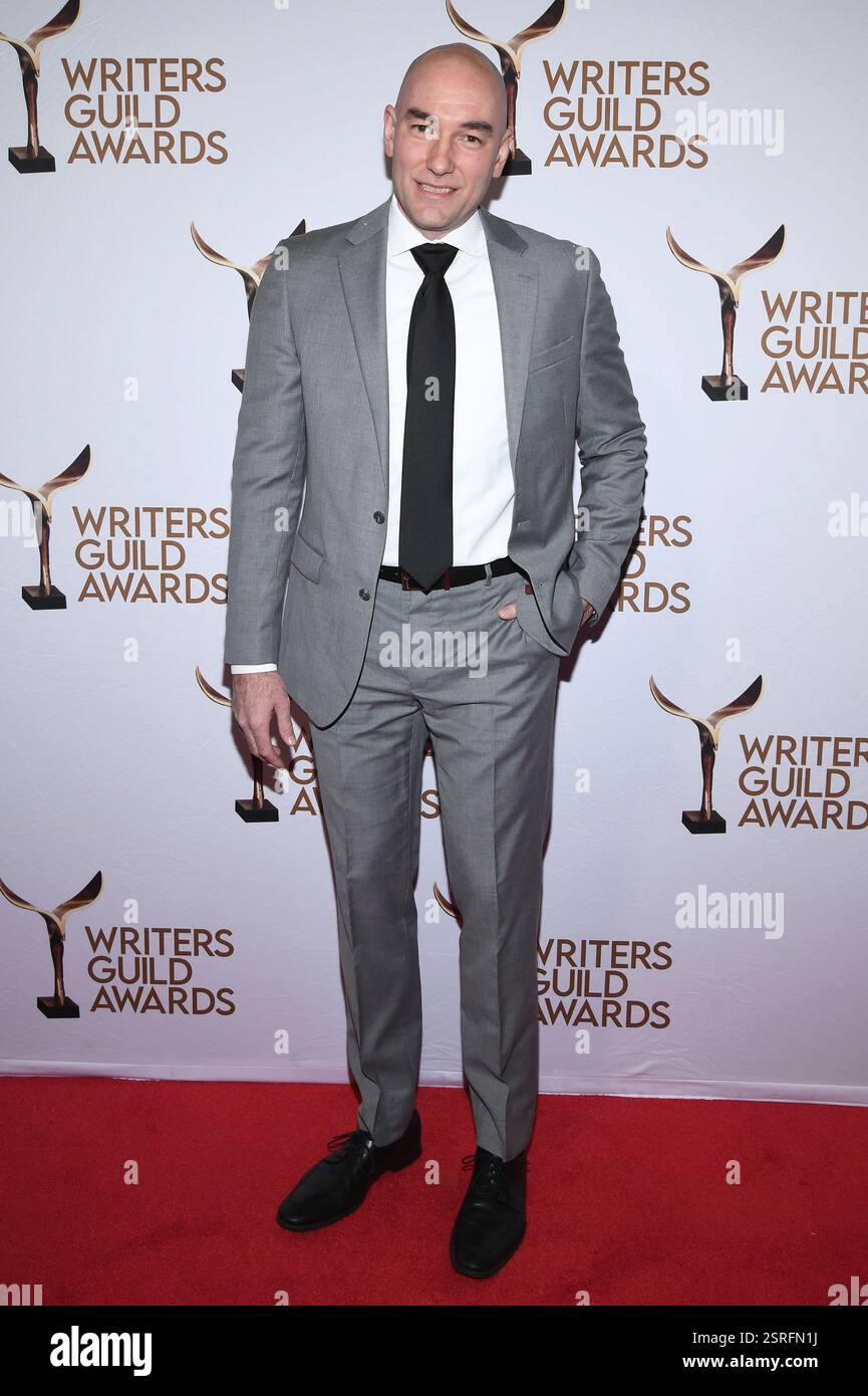 New York, USA. 15th Feb, 2025. Rob Gunther attends the 2025 Writers ...