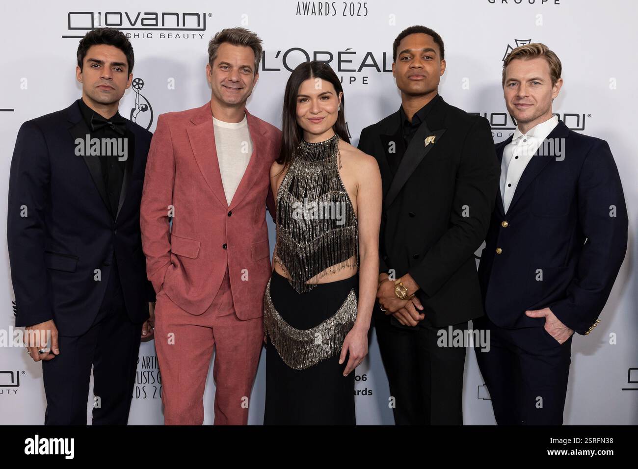 Los Angeles, USA. 15th Feb, 2025. Sean Teale, Phillip Son, Joshua ...