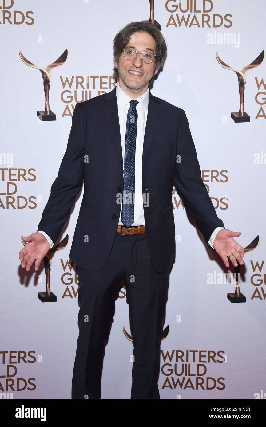 New York, USA. 15th Feb, 2025. Matt Goldich attends the 2025 Writers Guild Awards New York ...