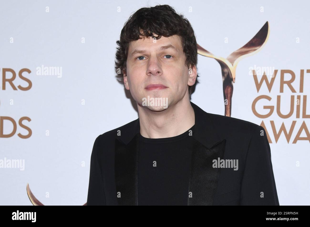 New York, USA. 15th Feb, 2025. Jesse Eisenberg attends the 2025 Writers ...