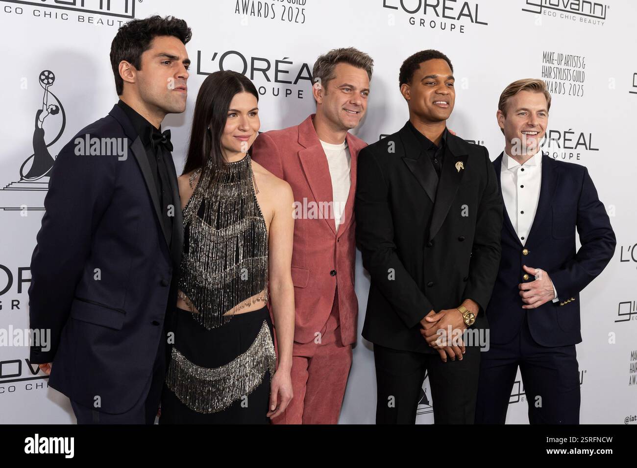 Los Angeles, USA. 15th Feb, 2025. Sean Teale, Phillip Son, Joshua ...