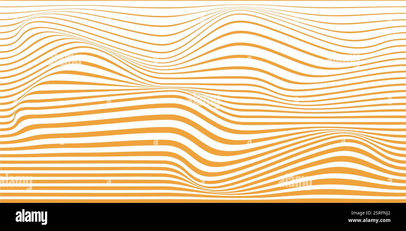 Abstract orange wavy business background. Vector illustration Stock ...