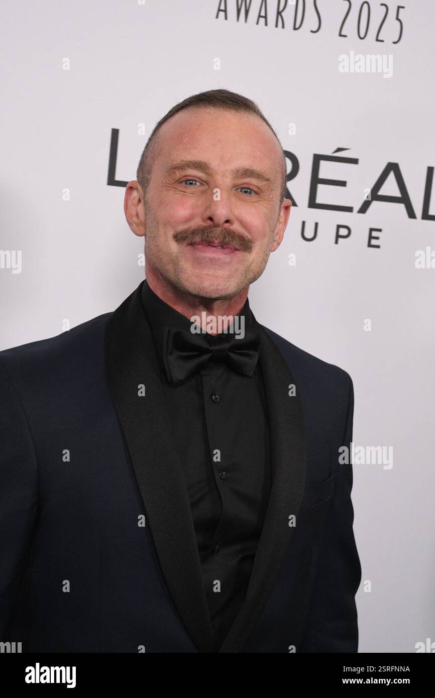 Los Angeles, California, USA 15th February 2025 Make-up Artist Vasilios ...