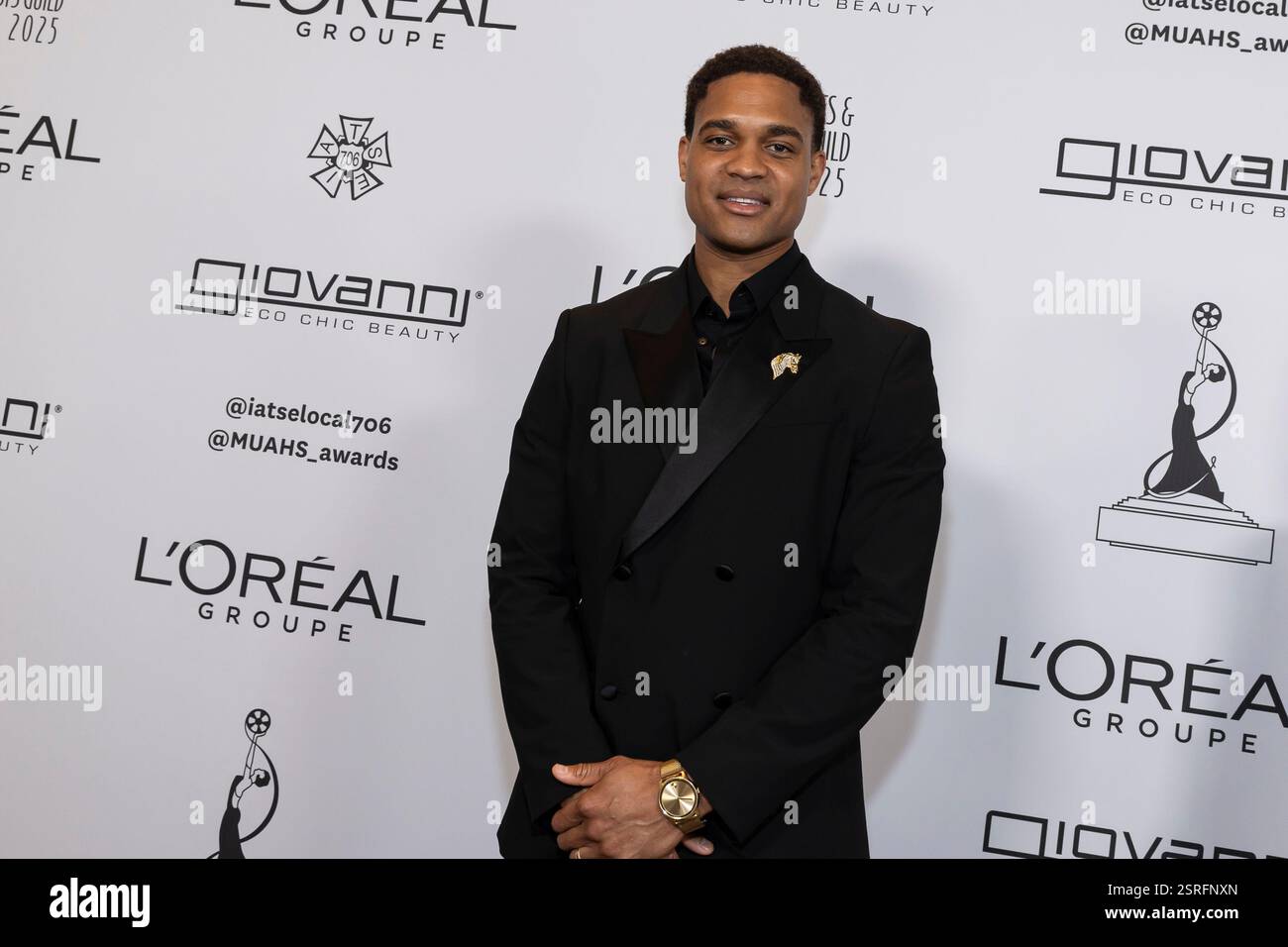 Los Angeles, USA. 15th Feb, 2025. Marcus Emmanuel Mitchell attends the ...