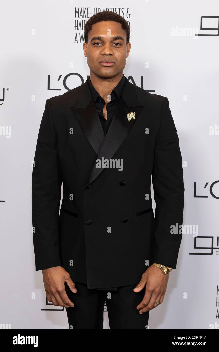 Los Angeles, USA. 15th Feb, 2025. Marcus Emmanuel Mitchell attends the ...