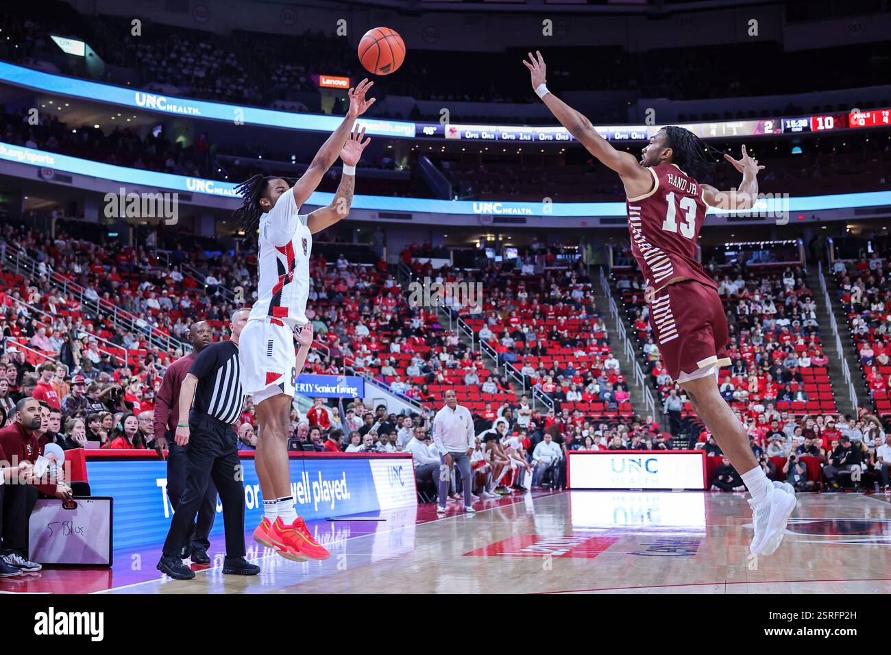 Raleigh, North Carolina, USA. 15th Feb, 2025. North Carolina State ...