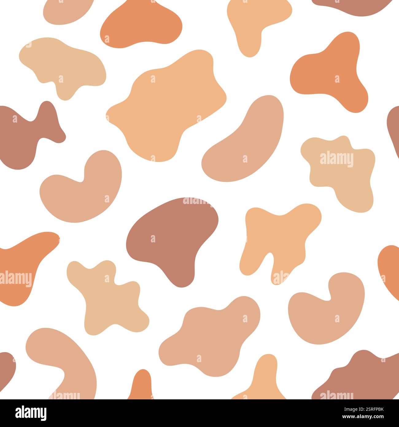 Freeform shape. Seamless pattern with Abstract irregular random blobs. Modern forms for design ...