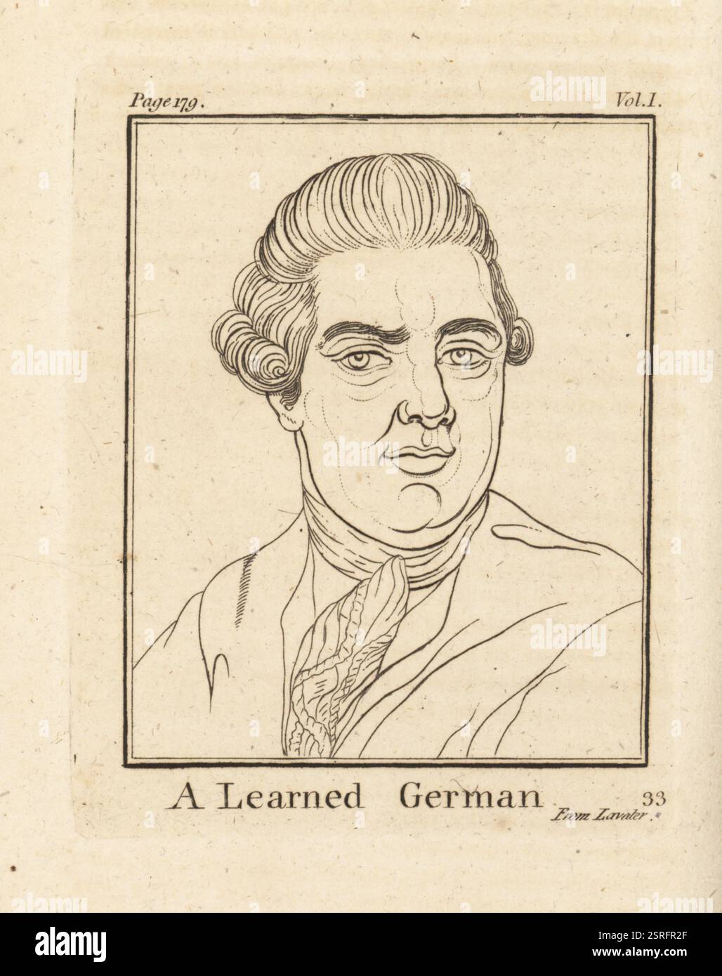 Bust of a Learned German. Face showing the spirit of observation with ...